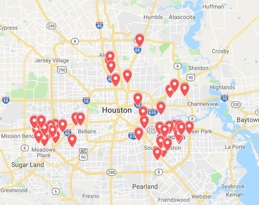 BB Houston map - Brighter Bites